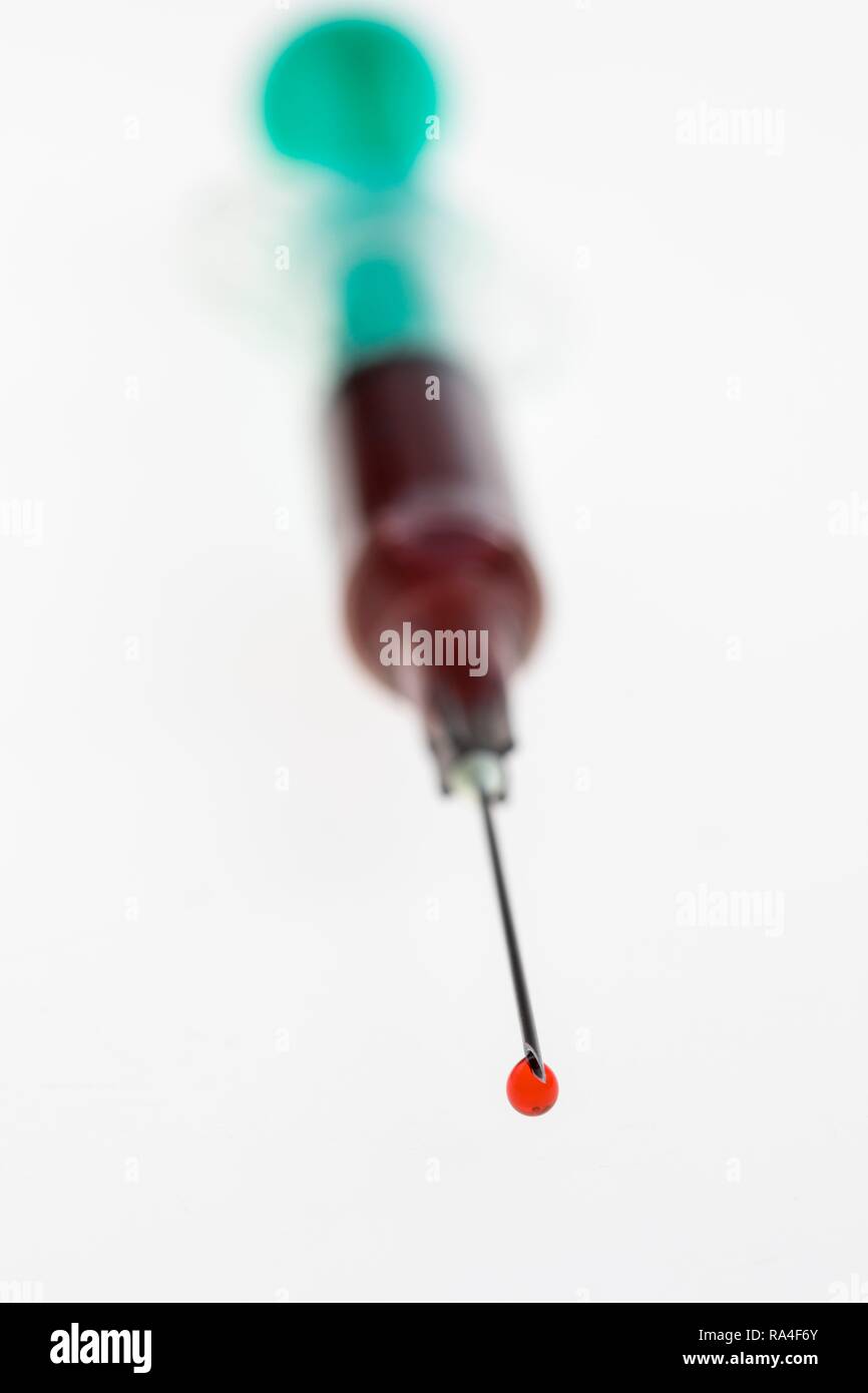 Disposable medical products, syringe, blood collection Stock Photo - Alamy
