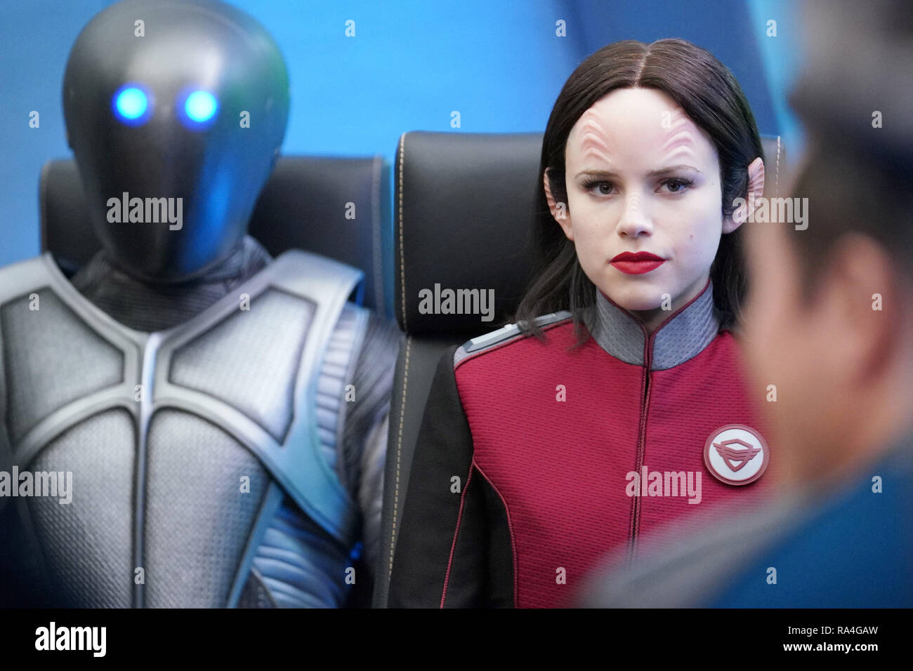 THE ORVILLE, from left: Mark Jackson (as Isaac), Halston Sage, 'Ja'loja ...