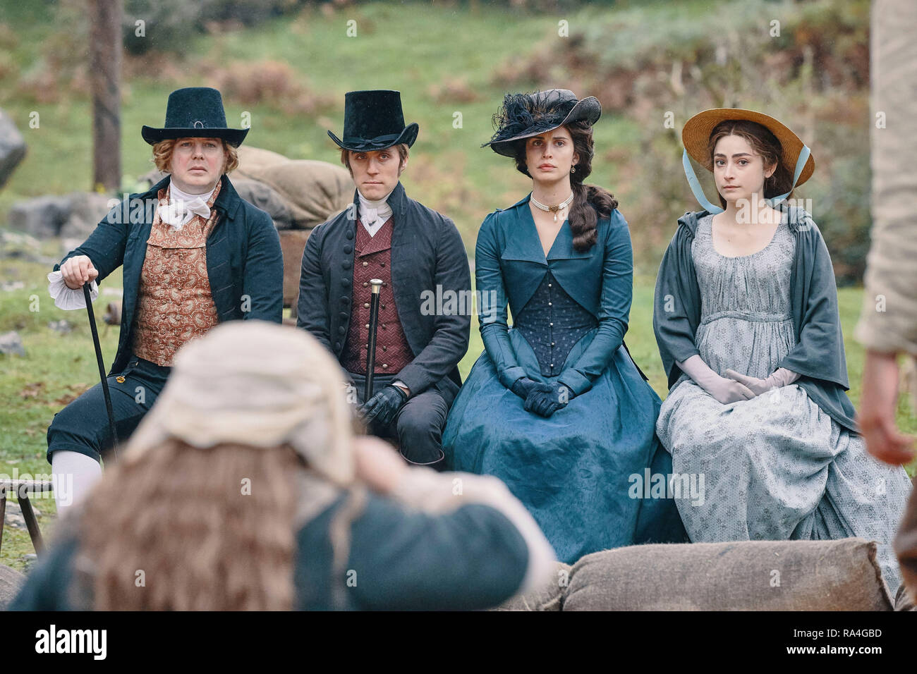 POLDARK, from left: Christian Brassington, Jack Farthing, Heida Reed ...