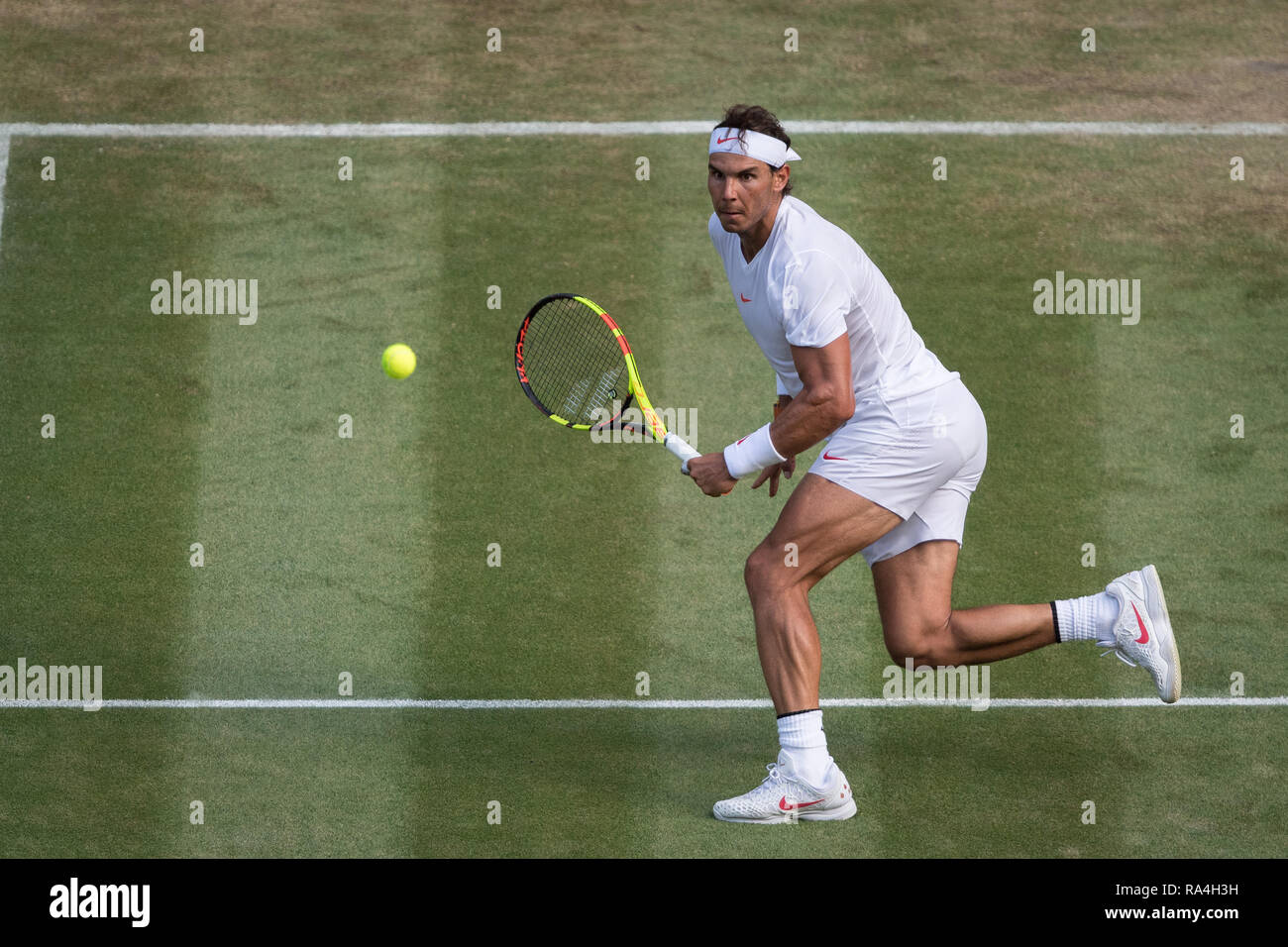 09 July 2018. The Wimbledon Tennis Championships 2018 held at The All ...