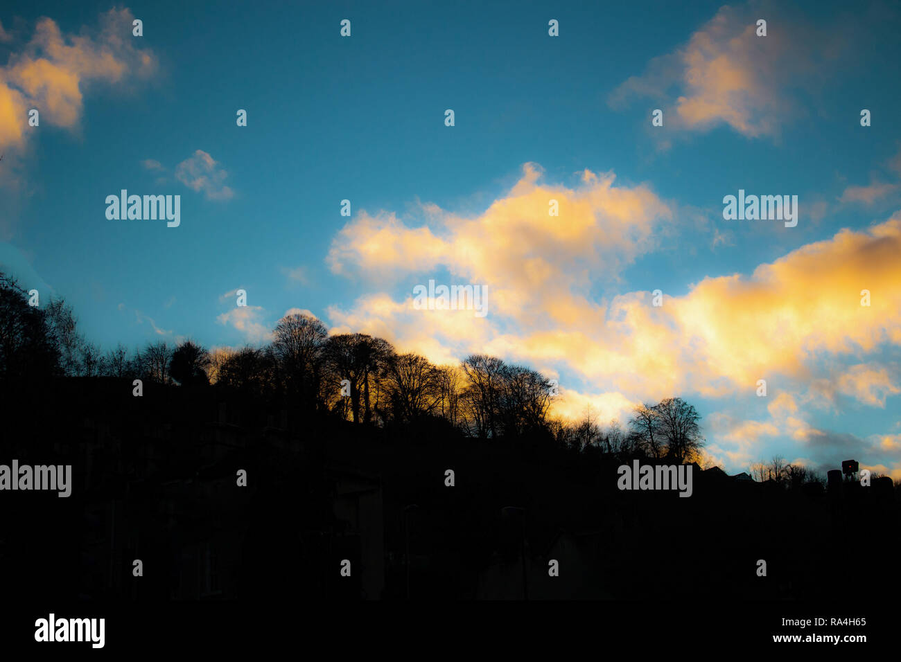 Blue Cloud sky Stock Photo - Alamy