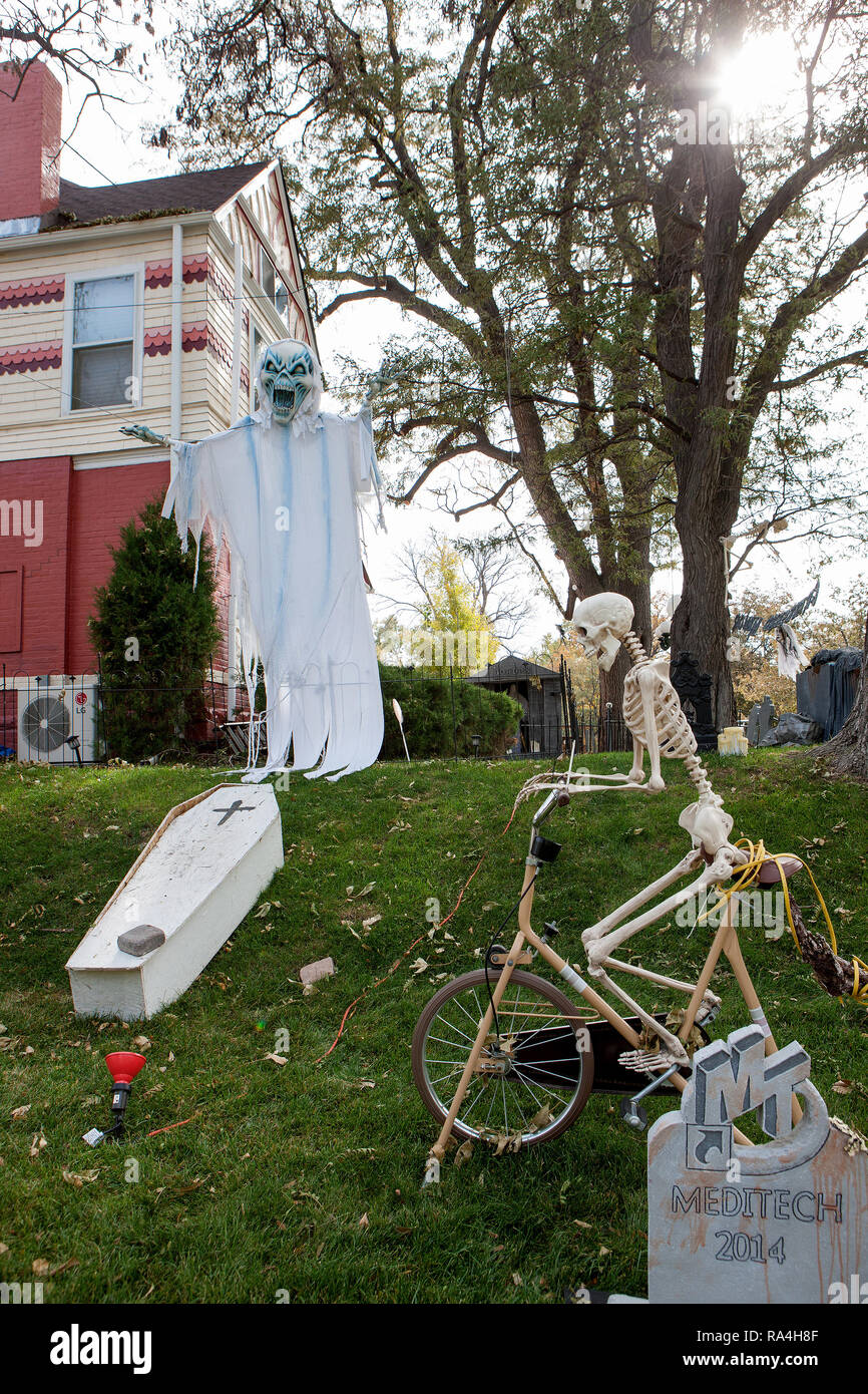 Ghost and skeleton Stock Photo - Alamy