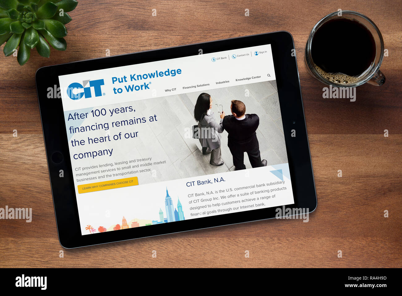 Cit bank logo hi-res stock photography and images - Alamy