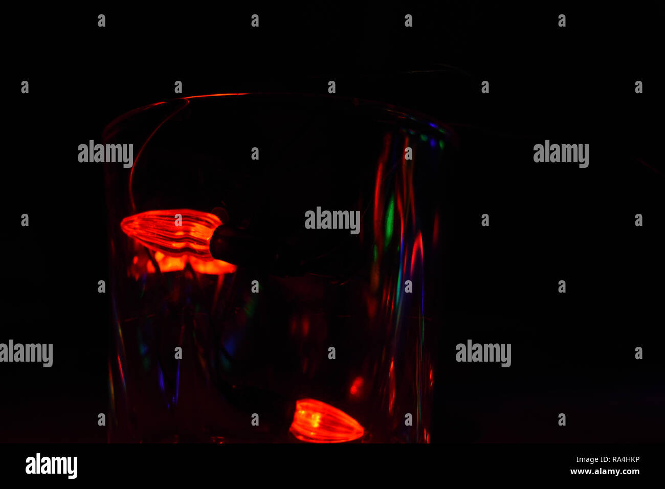 Mix lighting effect in dark background Stock Photo - Alamy