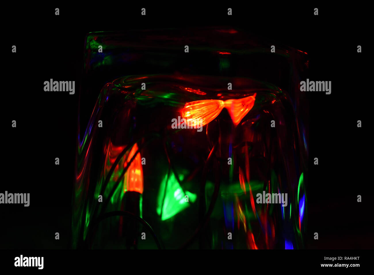 Mix lighting effect in dark background Stock Photo - Alamy