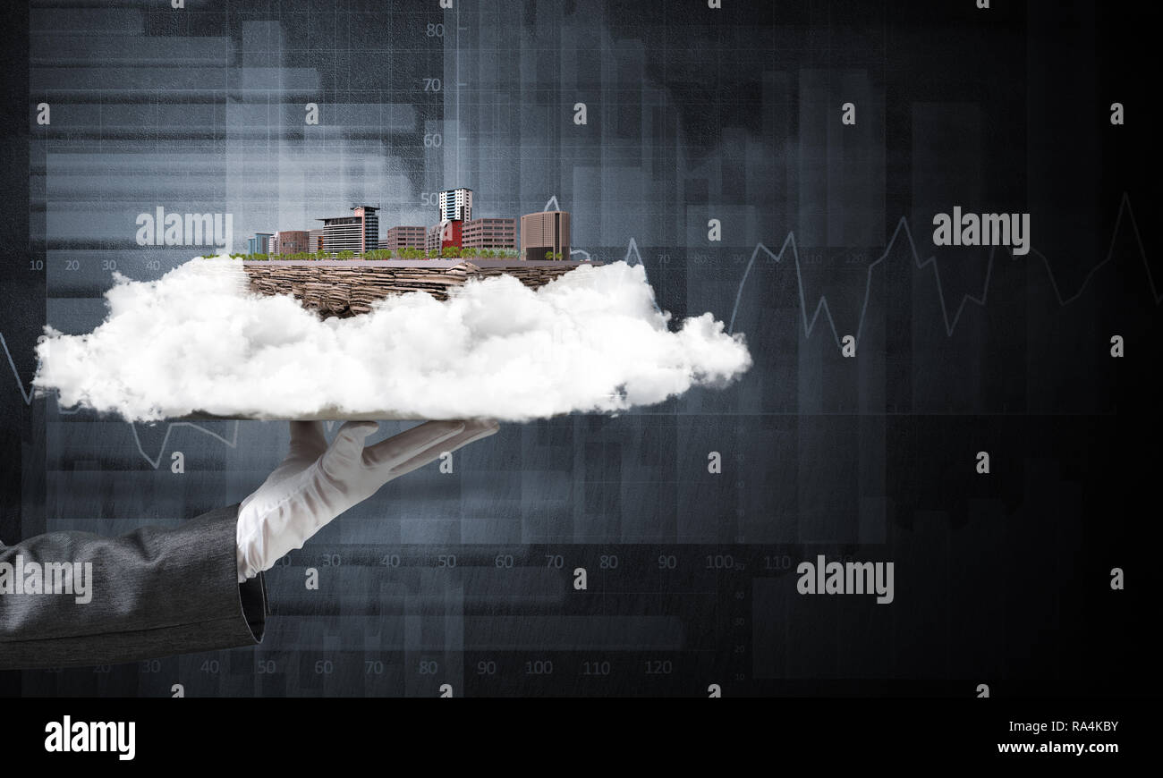 Concept of modern urban development Stock Photo - Alamy