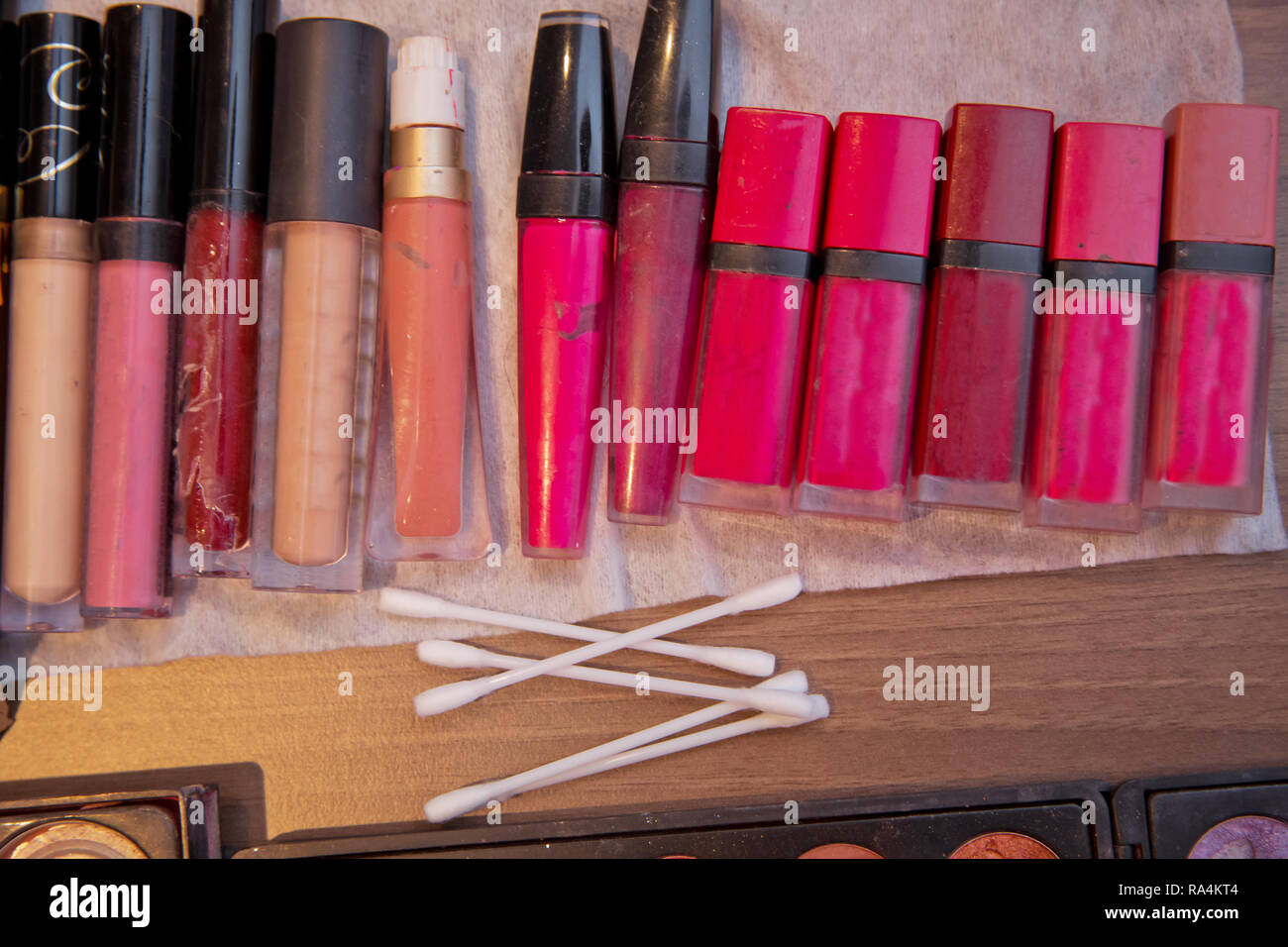 Lipstick. Makeup concept. Fashion Colorful Lipsticks. Professional ...