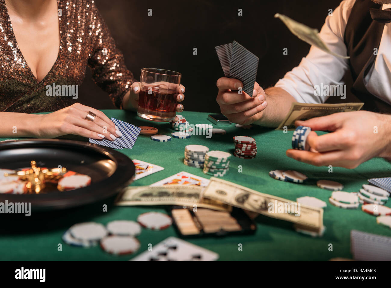 Croupier woman hi-res stock photography and images - Alamy