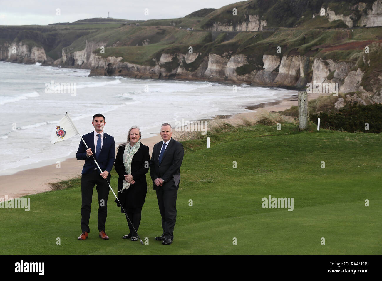 Antrim the organisers golfs open championship hi-res stock photography ...