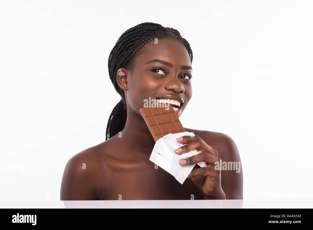 Dark chocolate woman hi-res stock photography and images - Alamy