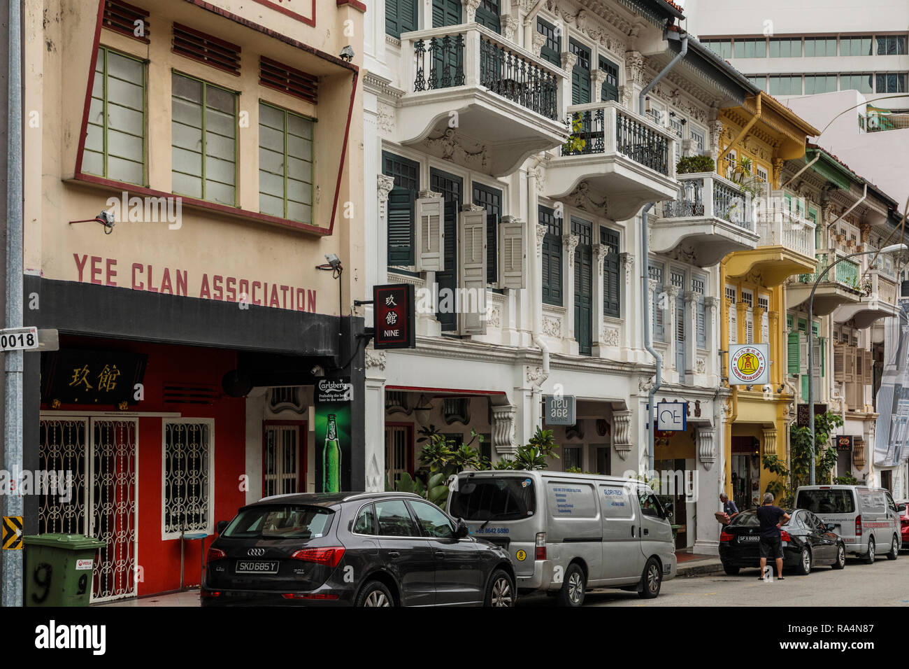Bukit Pasoh Rd, Tanjong Pagar, Singapore Stock Photo - Alamy