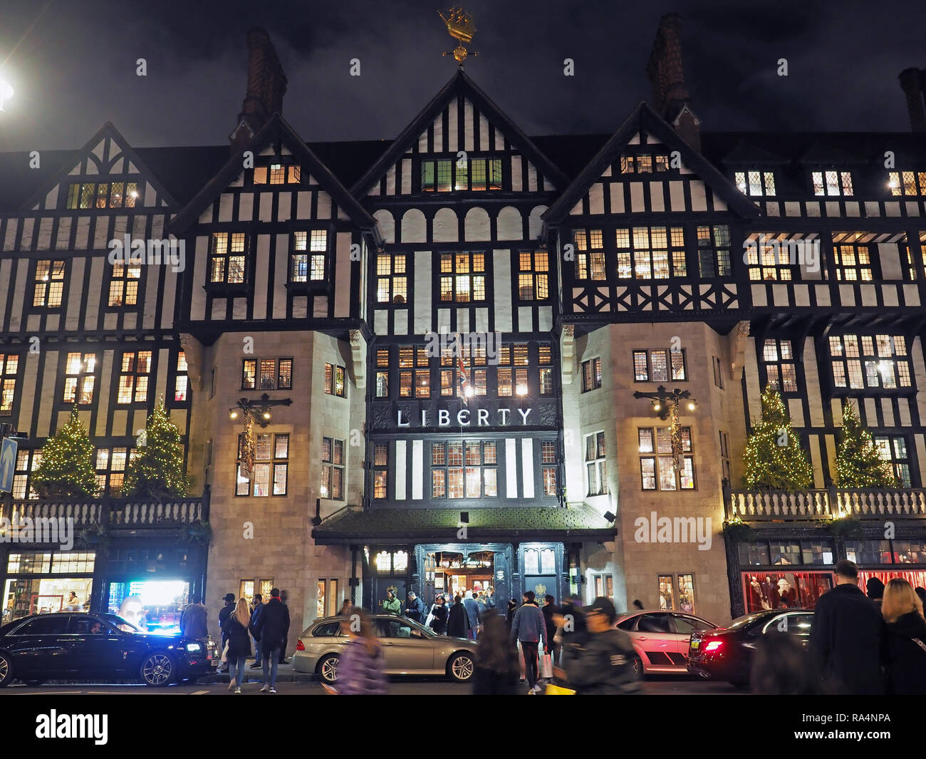 Liberty london exterior hi-res stock photography and images - Alamy
