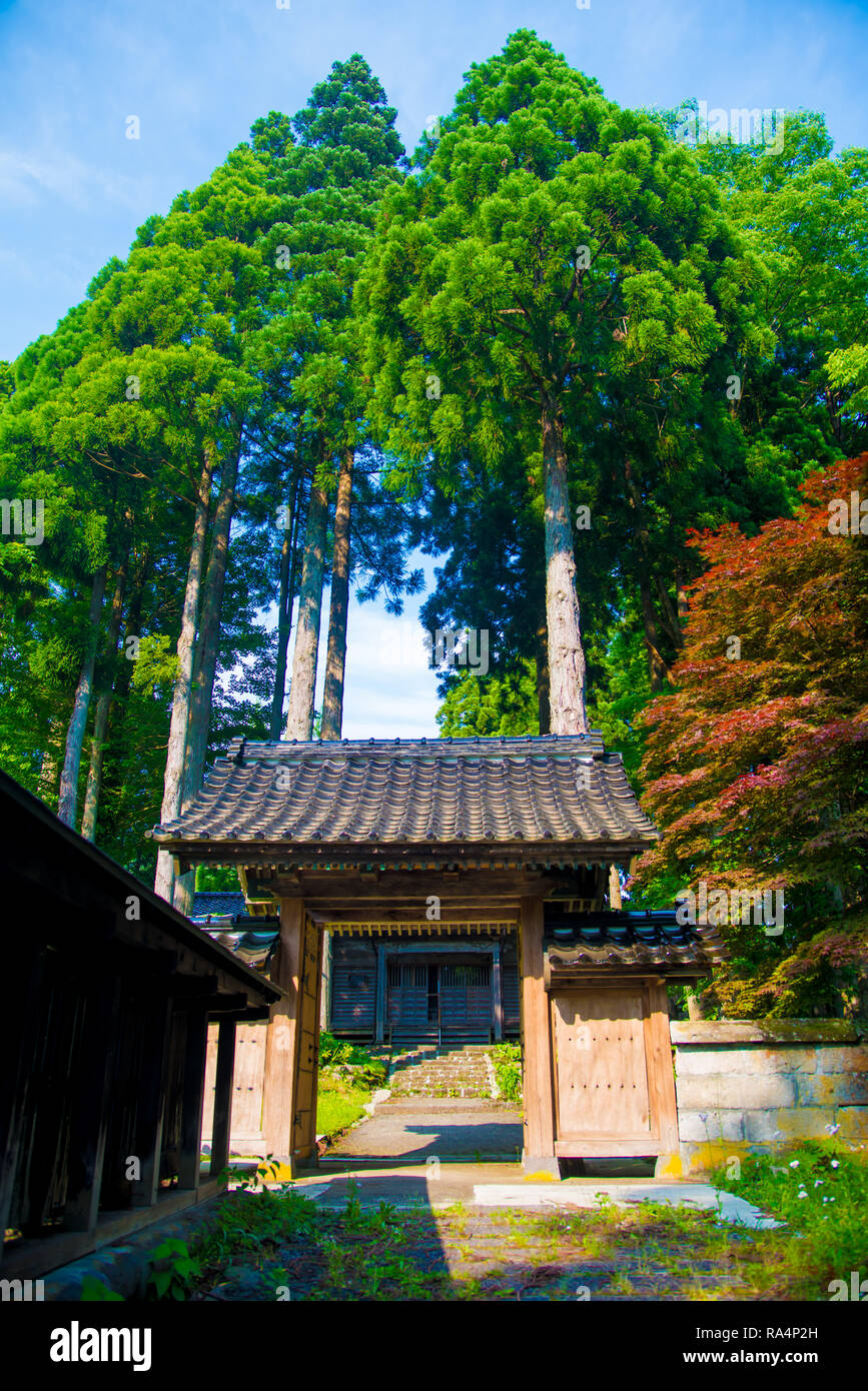 Japanese old house in Tateyama-machi, Japan. Japan is a country located ...