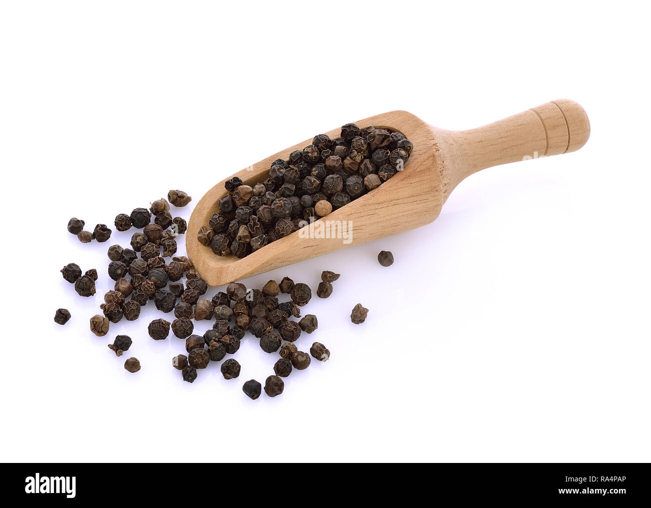 black pepper isolated on white background Stock Photo - Alamy