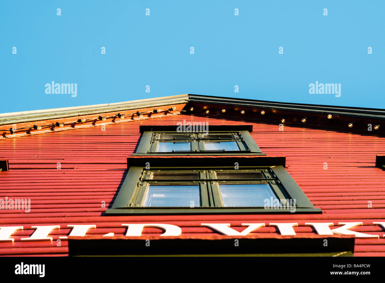 A front view of a house in Bergen, Norway Stock Photo - Alamy
