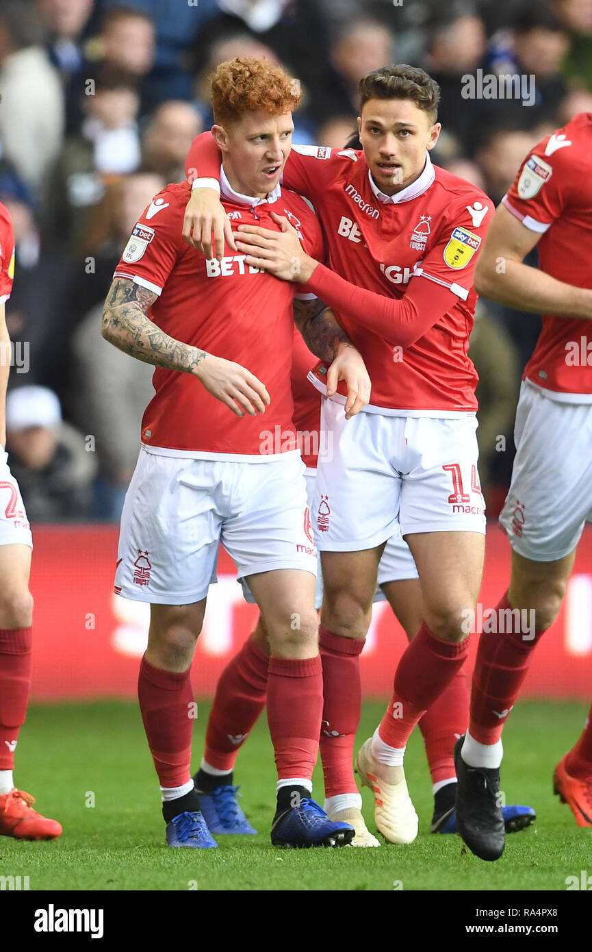 Nottingham Forest's Jack Colback celebrates scoring the opening goal ...