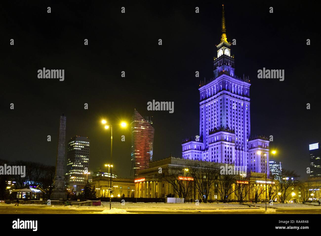 Polska - Mazowsze - Warszawa - Centrum - Palac Kultury i Nauki i Plac ...