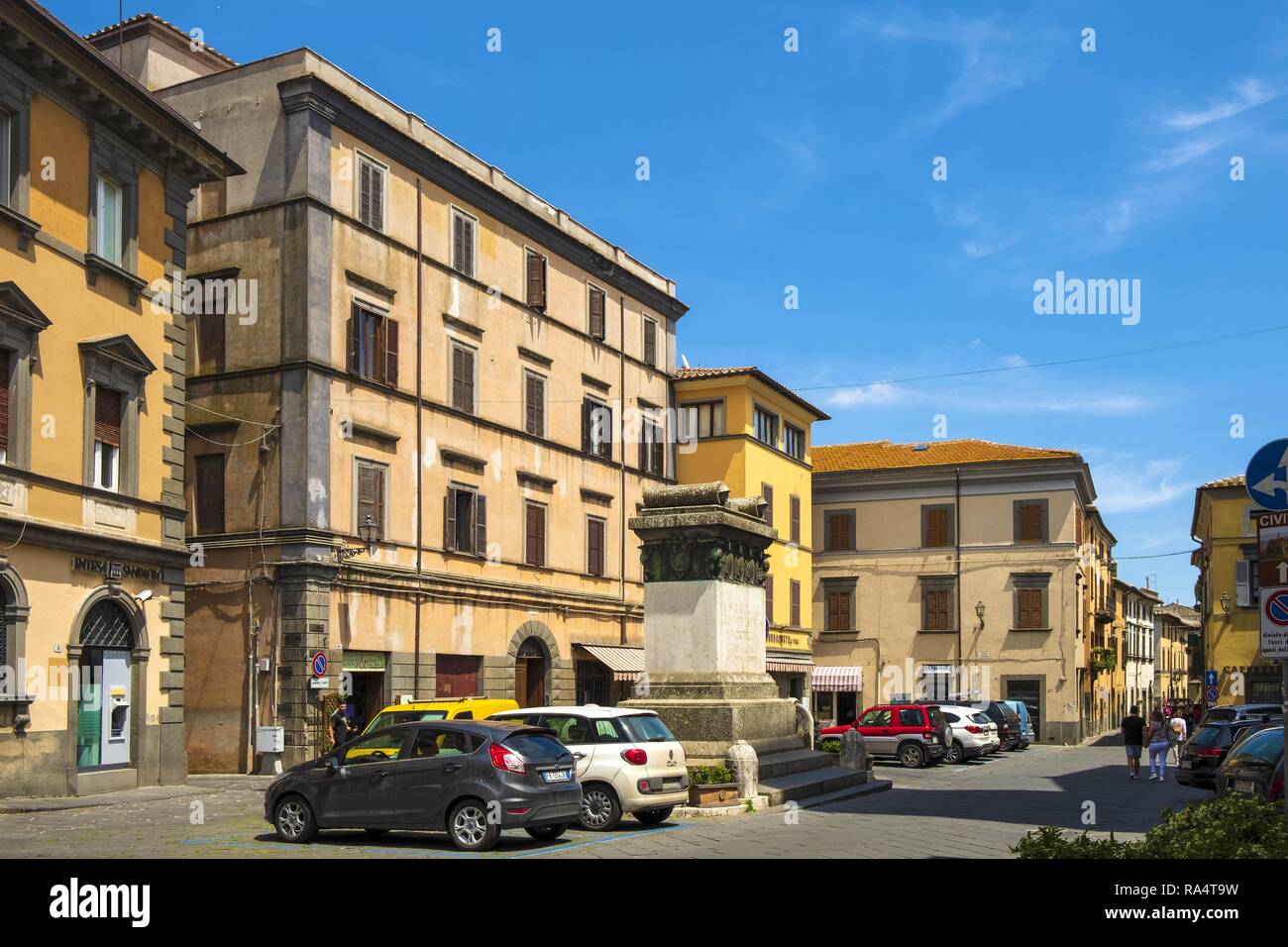 Bagnoregio, Lazio / Italy - 2018/05/26: Historic center of Bagnoregio ...