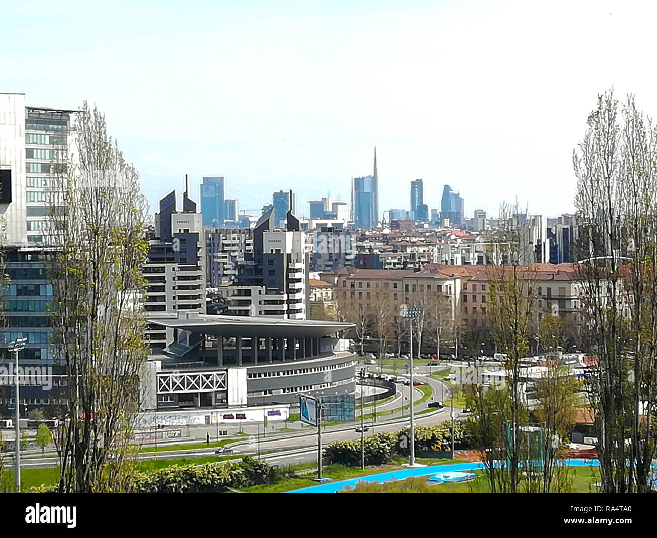 Milano city life aerial hi-res stock photography and images - Alamy
