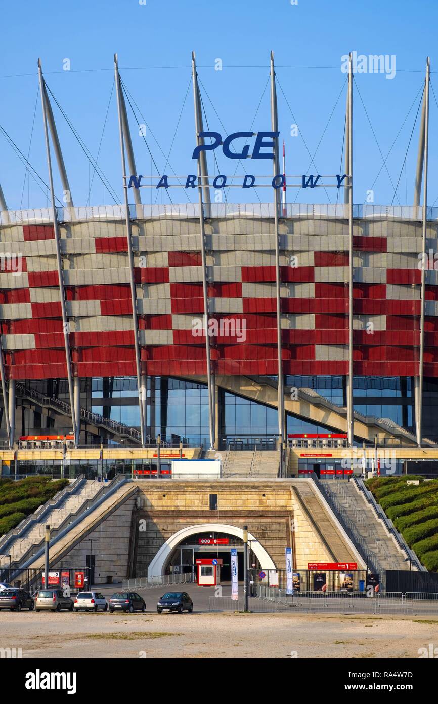 Warsaw, Mazovia / Poland - 2018/09/02: Exterior of the PGE Narodowy ...