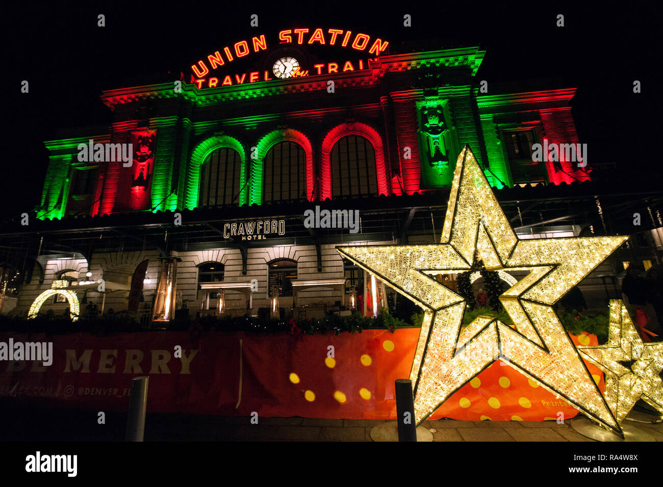 Union station at night hi-res stock photography and images - Alamy