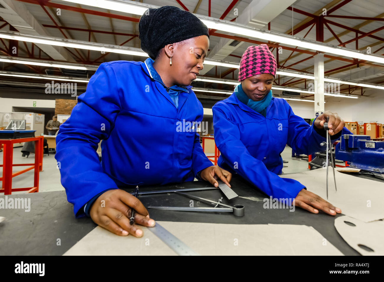 Johannesburg, South Africa - July 23 2012: Vocational Skills Training Centre in Africa Stock ...