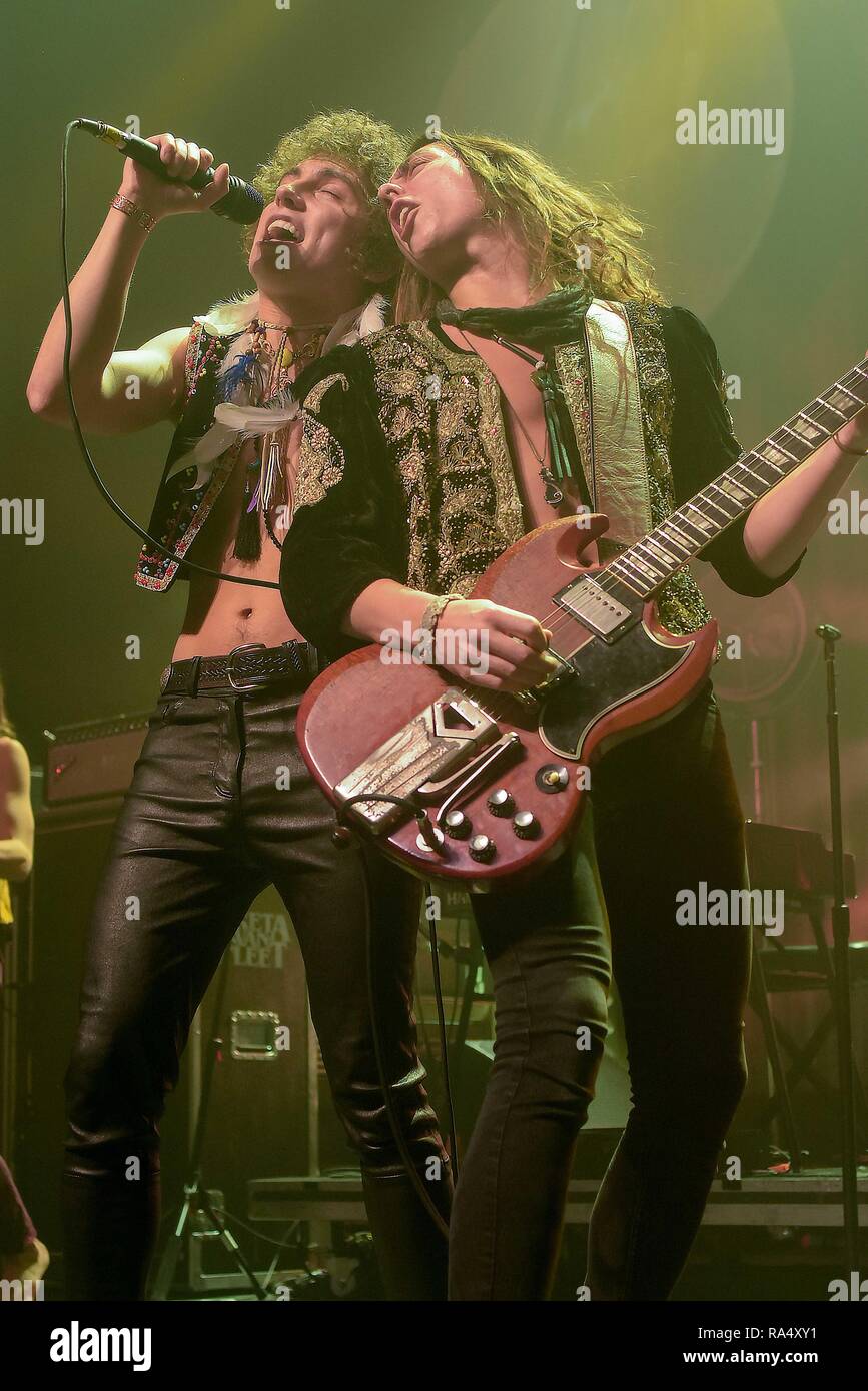 Greta Van Fleet performs at Terminal 5 in New York City Featuring: Josh ...