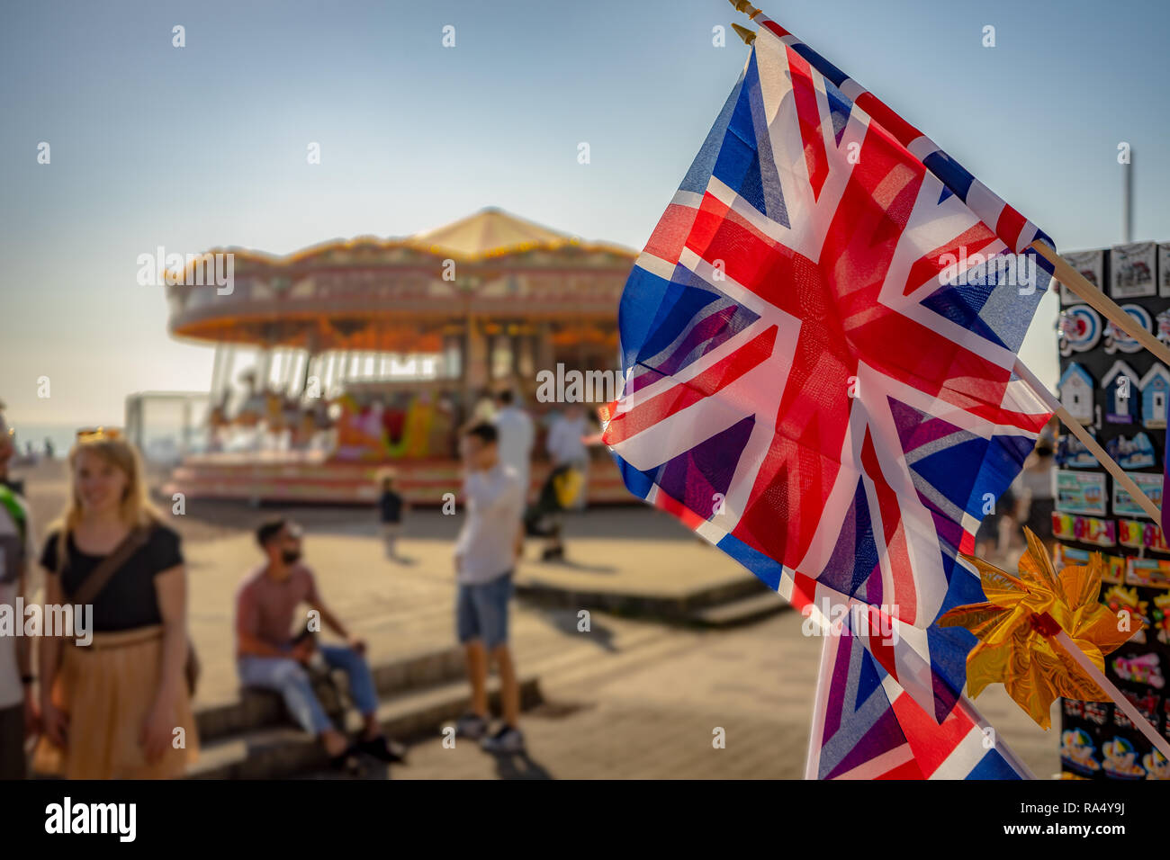 British seaside summer holiday Stock Photo - Alamy