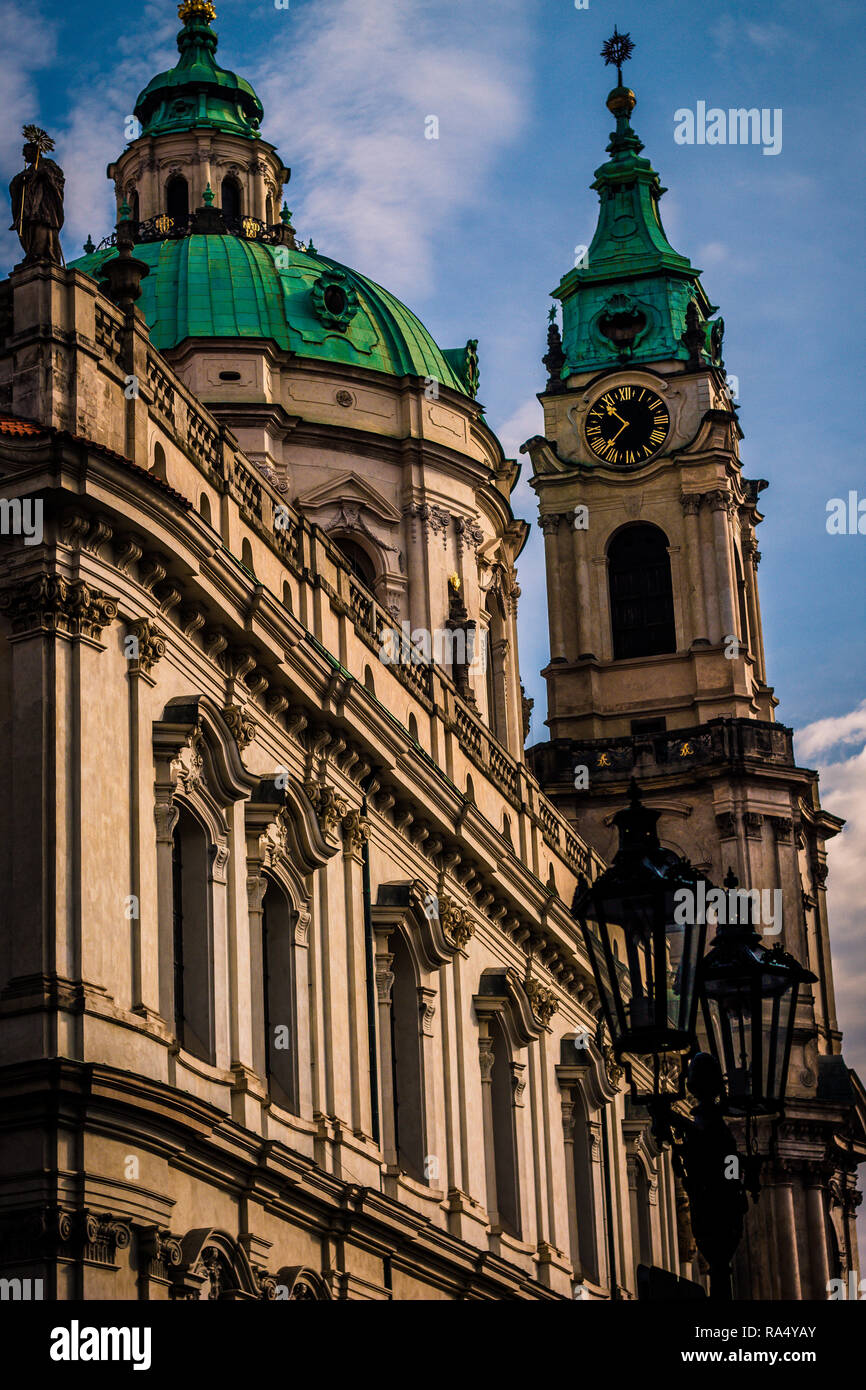 Prague City Clock Tower Stock Photo - Alamy