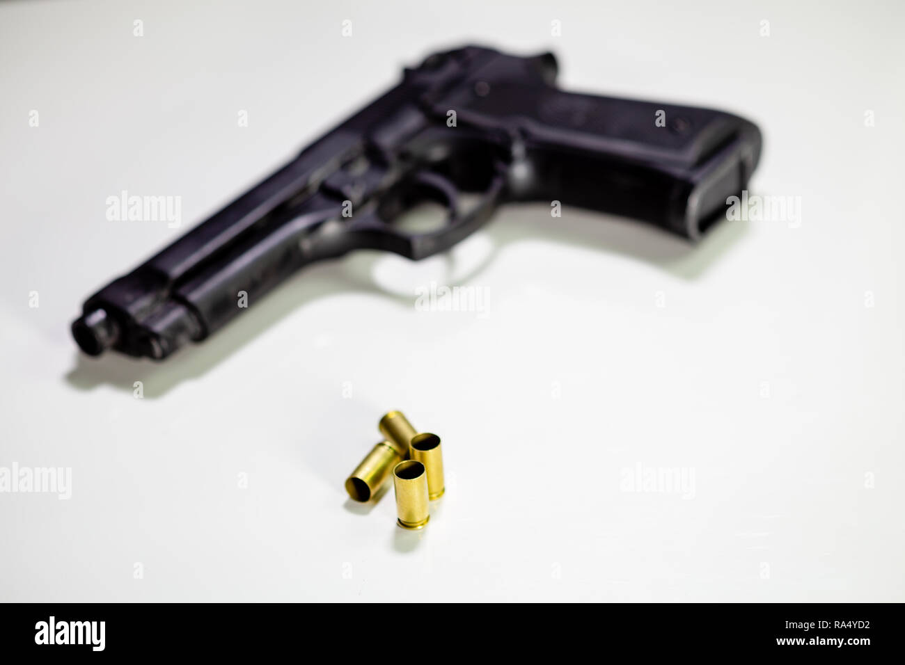 Empty brass casings hi-res stock photography and images - Alamy