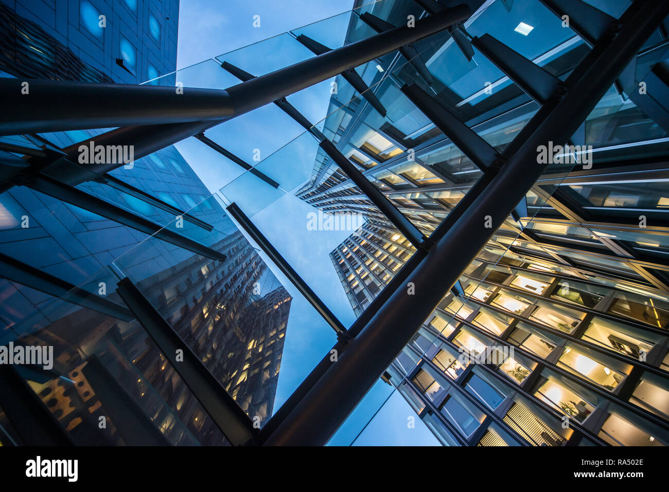 Tanzende türme hamburg dancing tower Stock Photo - Alamy