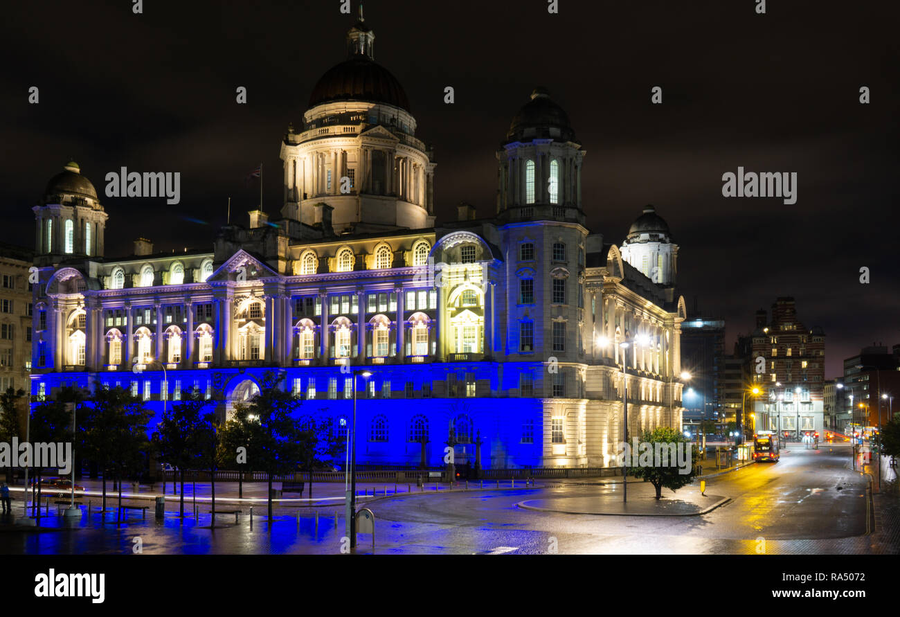 Mersey Docks and Harbour Board Building, built in 1907, one of the ...