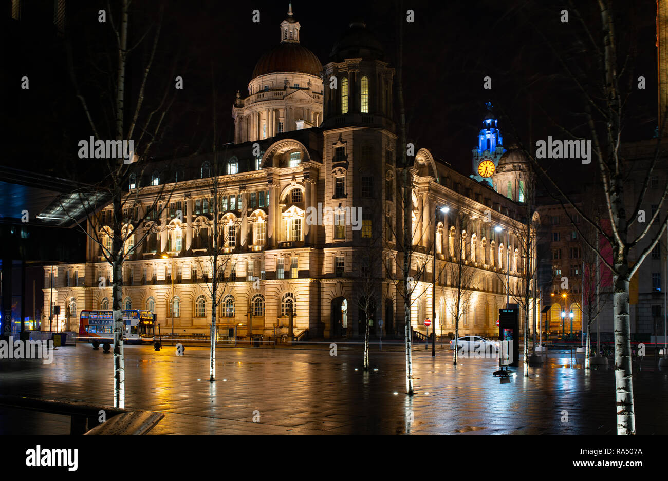 Mersey Docks and Harbour Board Building, built in 1907, one of the ...