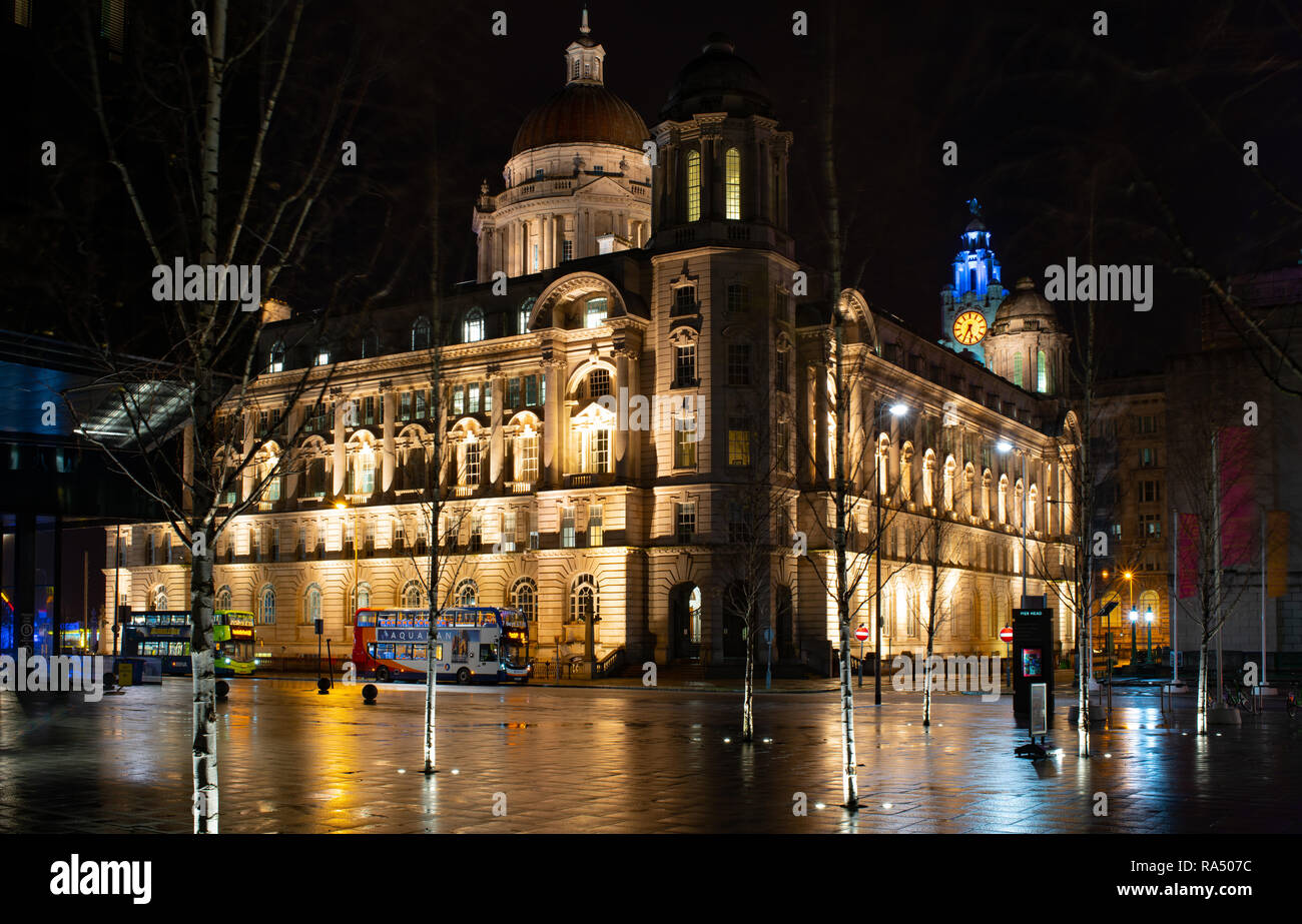 Mersey Docks and Harbour Board Building, built in 1907, one of the ...