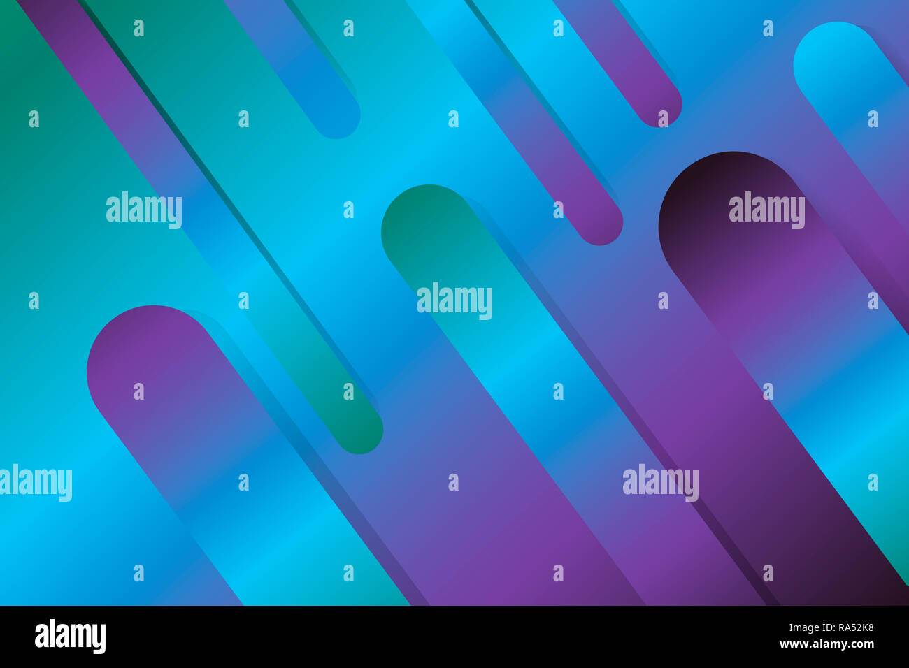 Blue violet gradient banner hi-res stock photography and images - Alamy