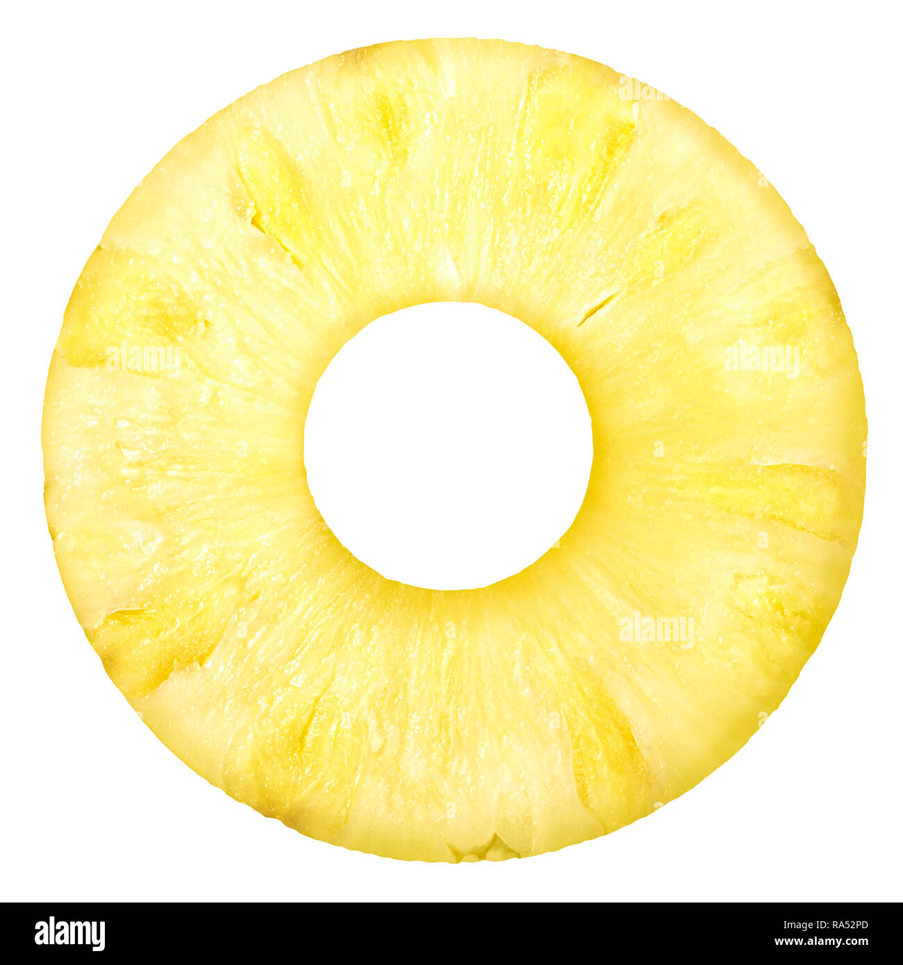 Pineapple chunk isolated above hi-res stock photography and images - Alamy