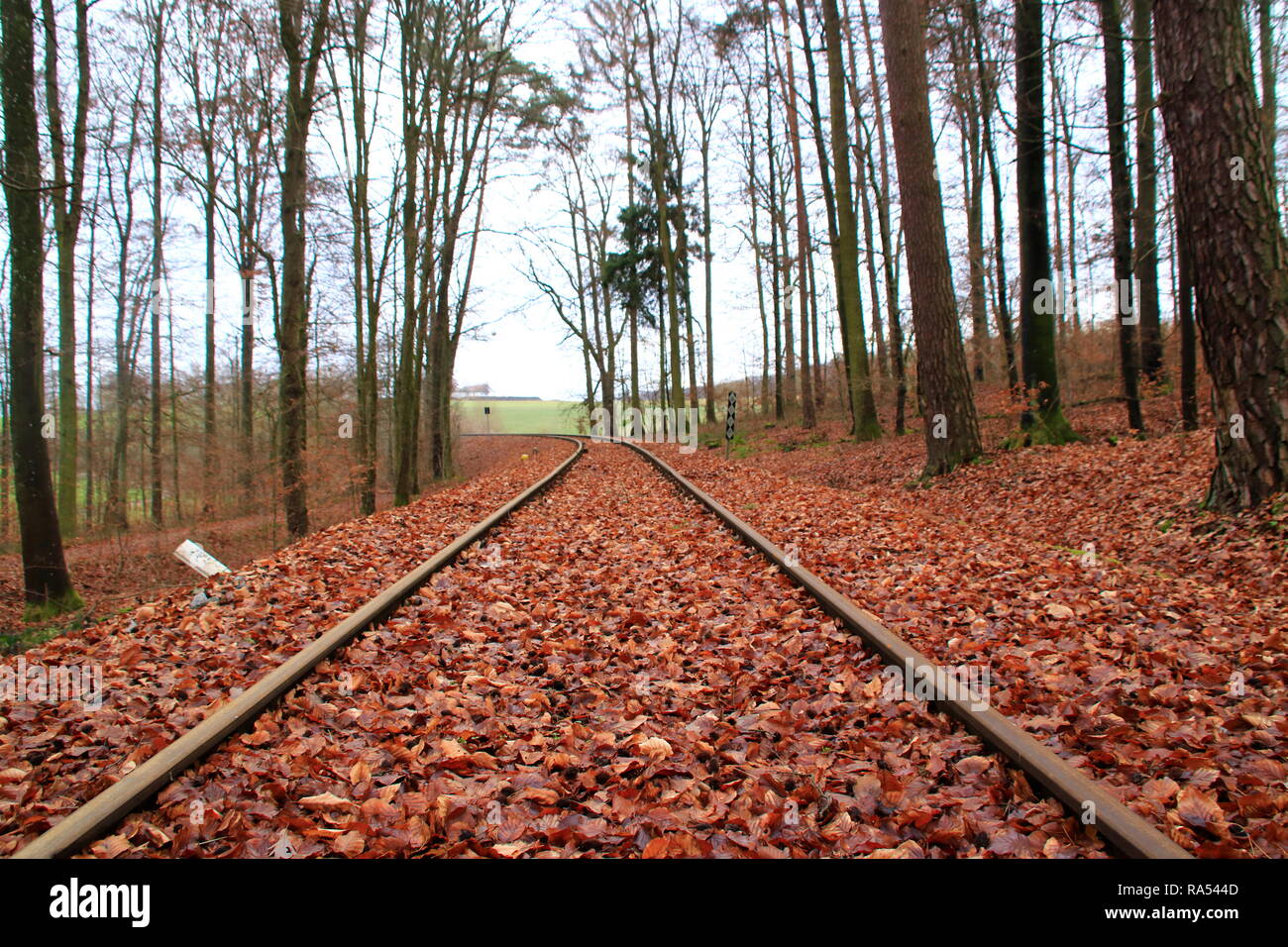 Parallel rail tracks hi-res stock photography and images - Alamy