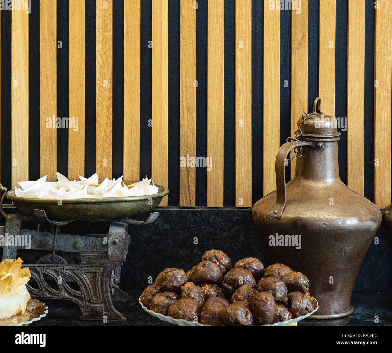 Lisbon - Portugal, chocolate pastries in a tearoom Stock Photo - Alamy