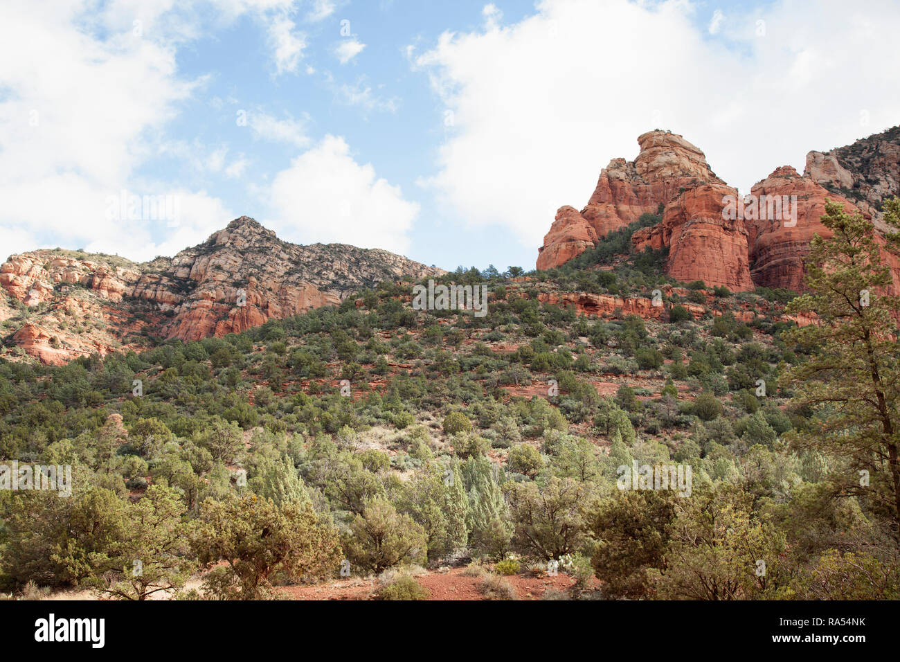 red rock buttes in sedona arizona Stock Photo - Alamy