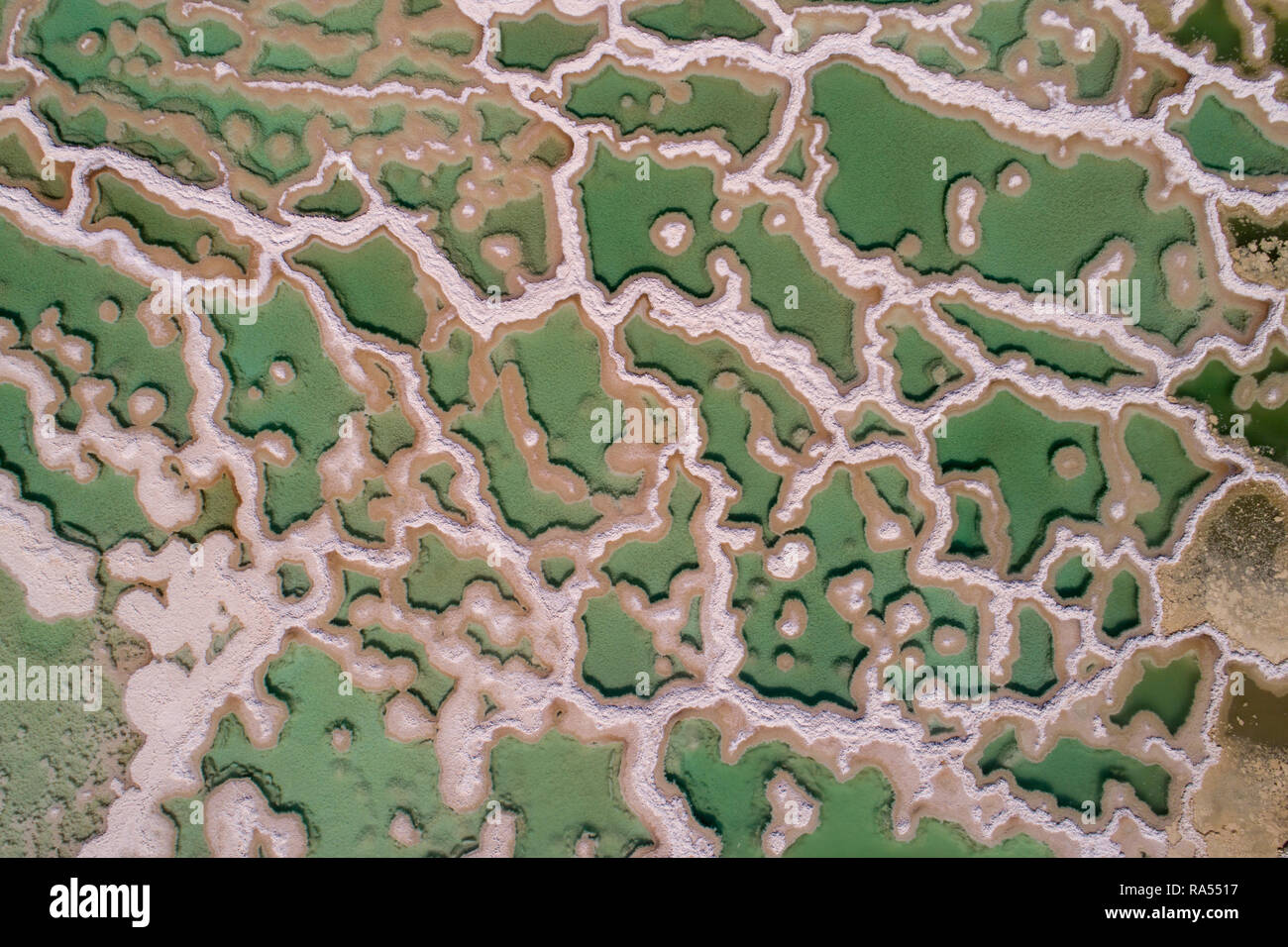 Israel, Sdom, The Dead Sea Works LTD. Israeli potash plant on the shore ...