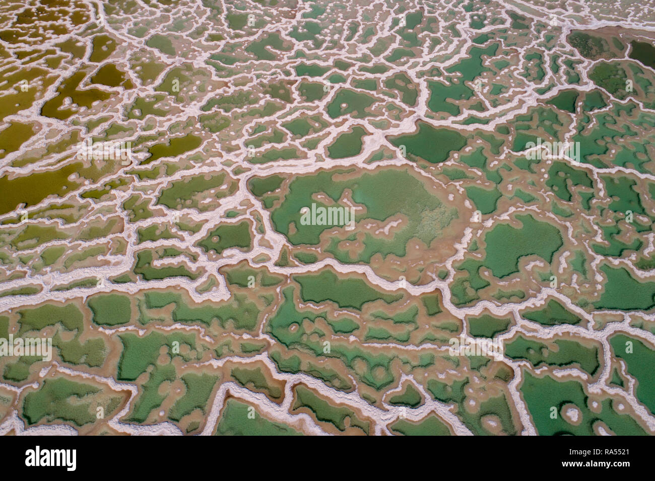 Israel, Sdom, The Dead Sea Works LTD. Israeli potash plant on the shore of the Dead Sea ...