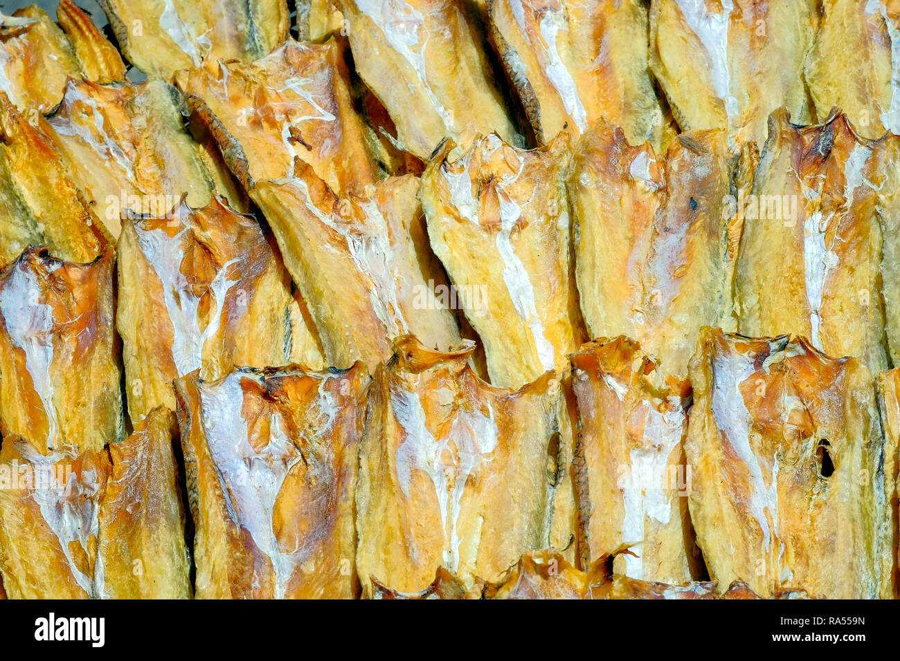 Dried fish meat, fresh fish, dried by the Sun's heat. Dried fish meat ...