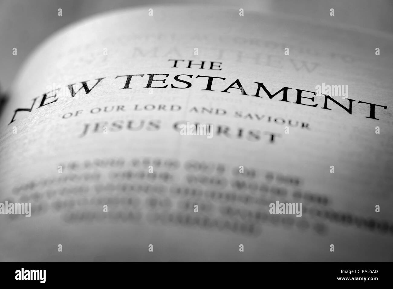 New testament study hi-res stock photography and images - Alamy