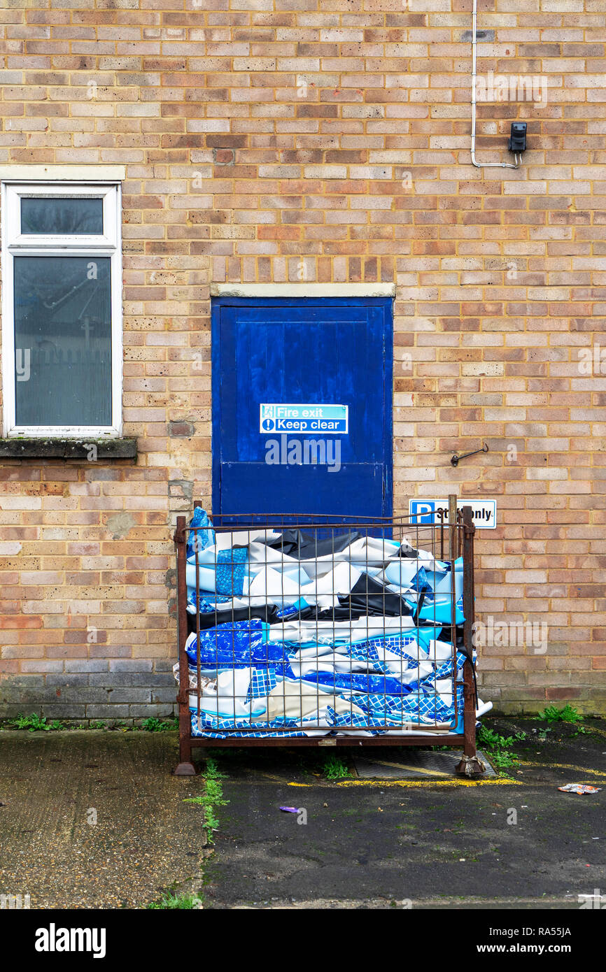 Blocked fire exit hi-res stock photography and images - Alamy