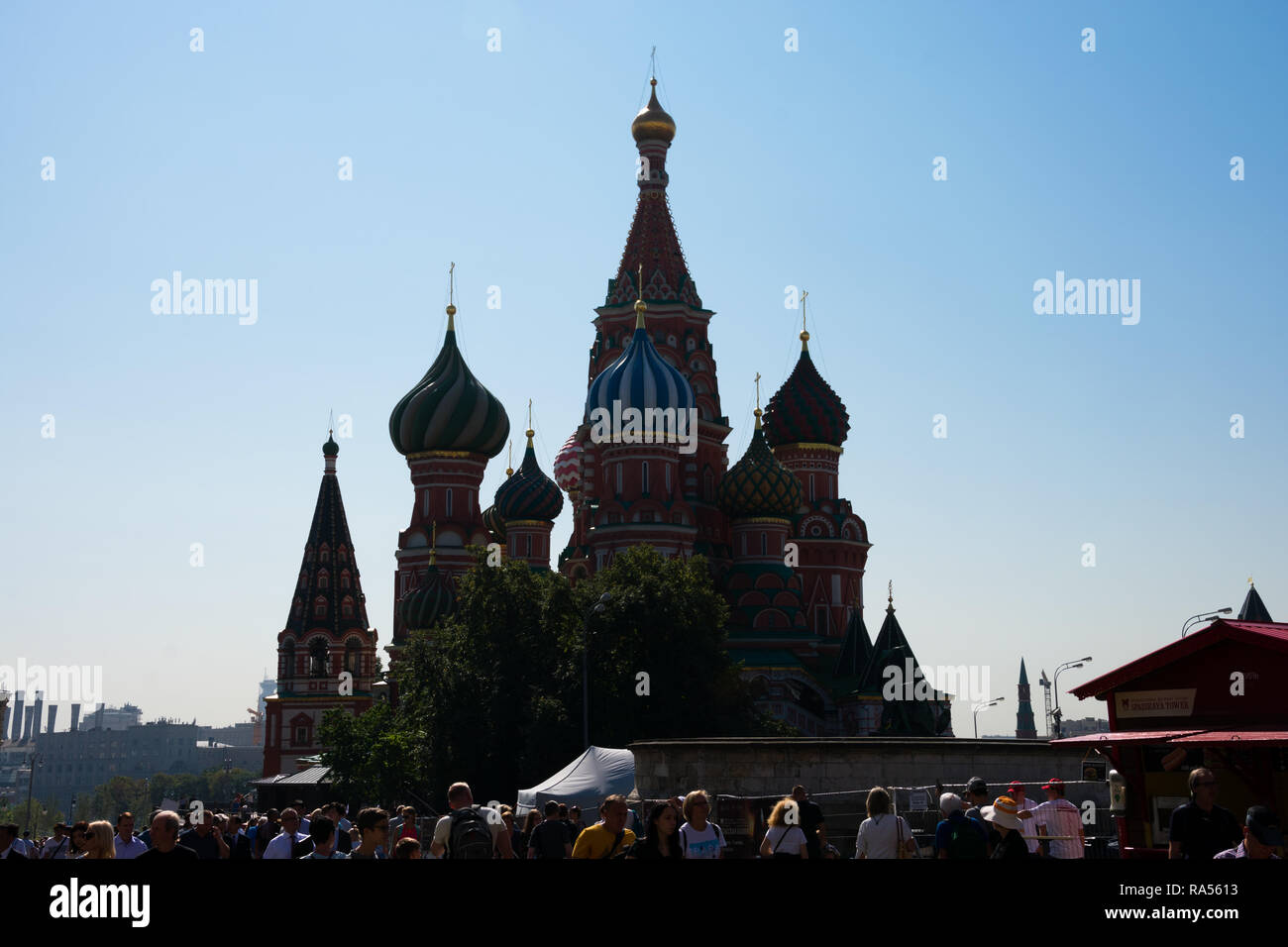 Moscow, Russia. August 27, 2018. Saint Basil's Cathedral (Sobor ...