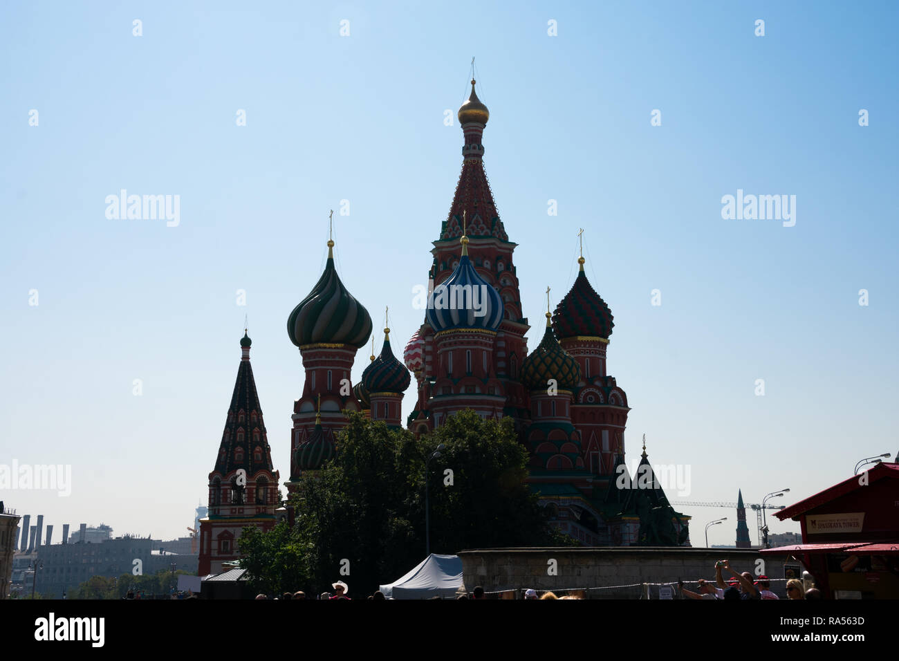 Moscow, Russia. August 27, 2018. Saint Basil's Cathedral (Sobor ...