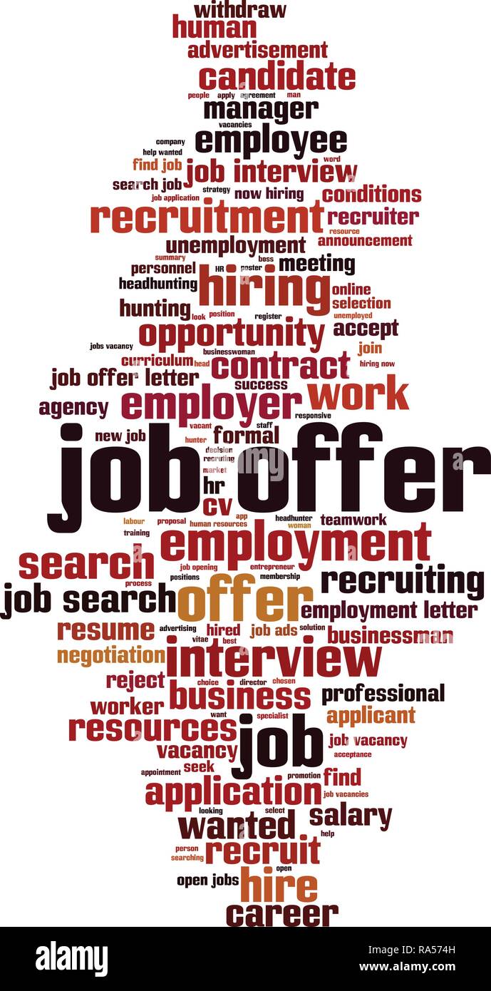 Job vacancy word Stock Vector Images - Alamy
