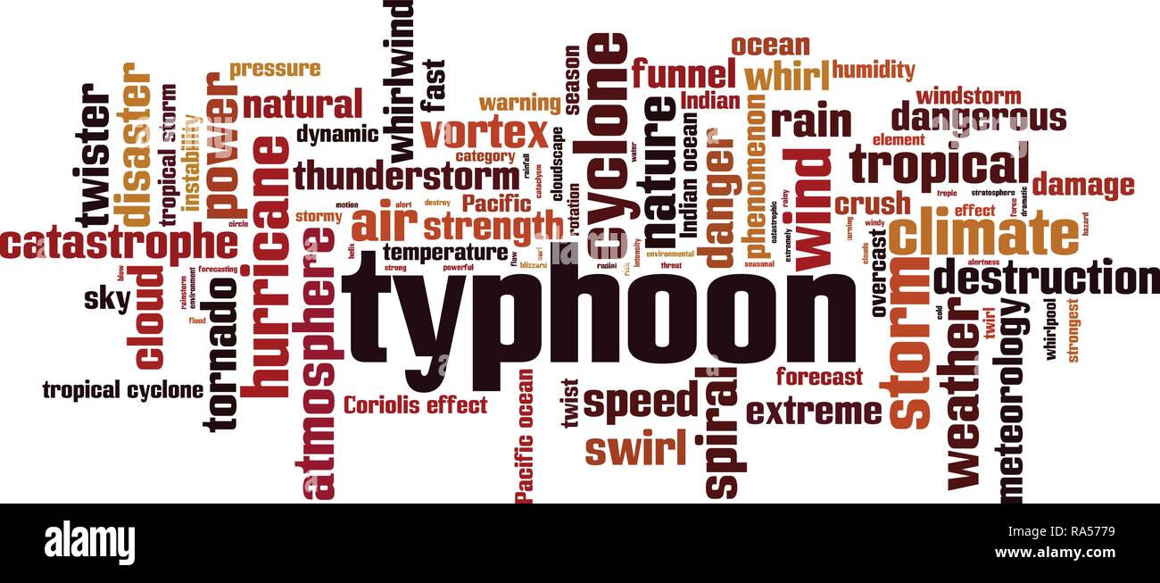 Typhoon Stock Vector Images - Alamy