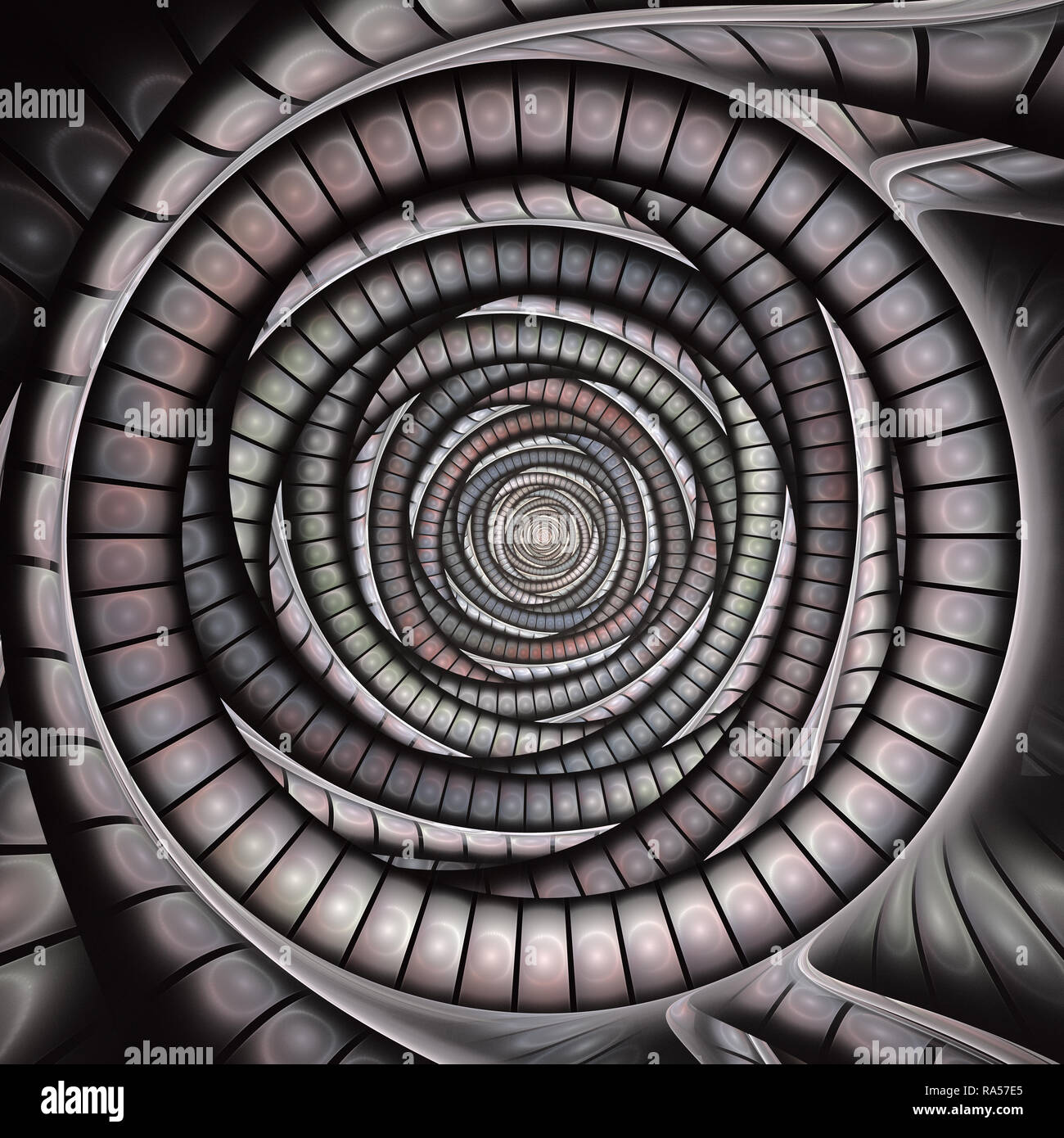 Abstract technology background - Opened portal. Computer-generated ...