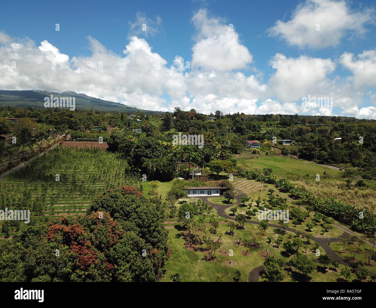 Aerial view of volcano hi-res stock photography and images - Alamy